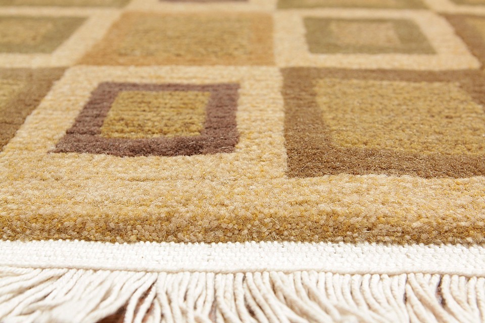 5’9” x 9’1” Tibetan hand knotted 100% Wool Area rug Modern by Master ...