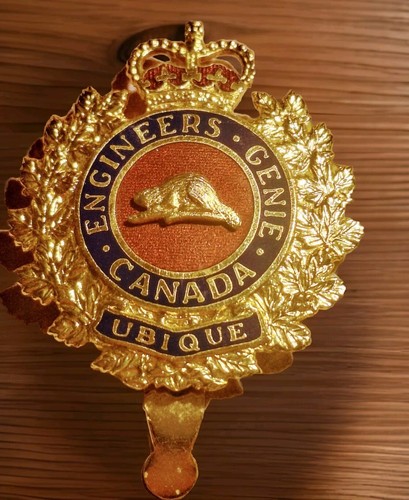 canada Military Engineer Genie Ubique Cap Badge | eBay