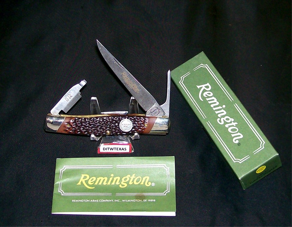 Remington R7 Knife Turkey Hunters Trapper W/Inscribed Blade W/Packaging ...