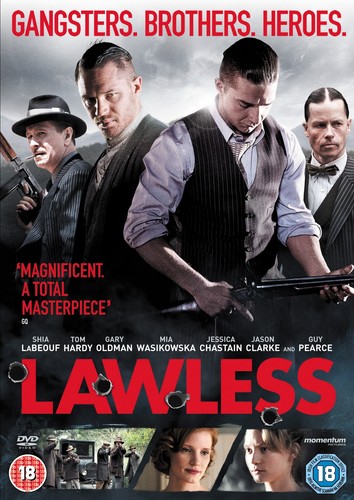 Lawless (DVD) Tom Hardy Shia LaBeouf Gary Oldman Guy Pearce Jessica Chastain | eBay