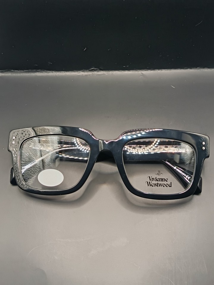 Vivienne Westwood 29 Black Square Pure Acetate Eyewear Massive Square ...