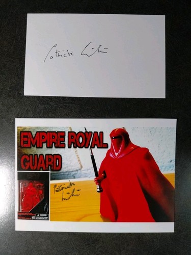 PATRICK GINTER As IMPERIAL OFFICER Hand Signed Autograph PHOTO & CARD ...