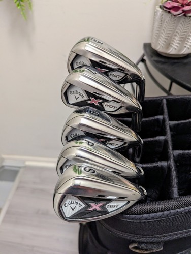 Callaway X HOT Ladies Iron Set 6-SW (No 8) Golf Clubs Graphite Women's ...