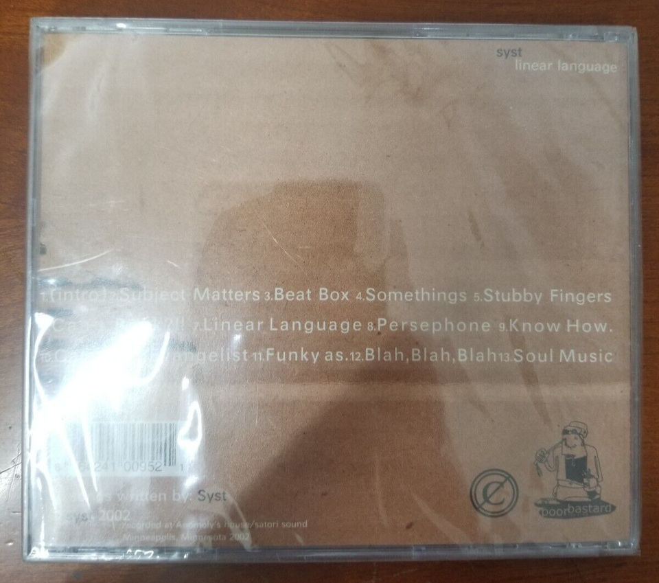 Poor Bastard Records- Syst: Linear Language (2002, CD) | eBay