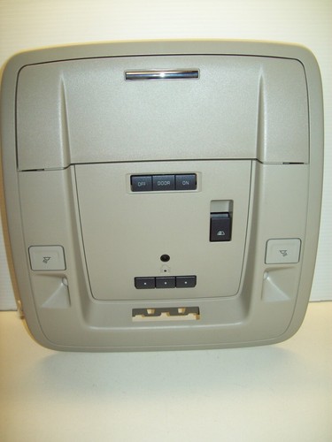 2018 Updated Silverado & Sierra Tan Overhead Console With HomeLink OEM ...