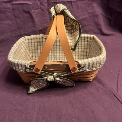 Longaberger Homestead Woven Memories Basket Year 2001 W/liner - signed ...