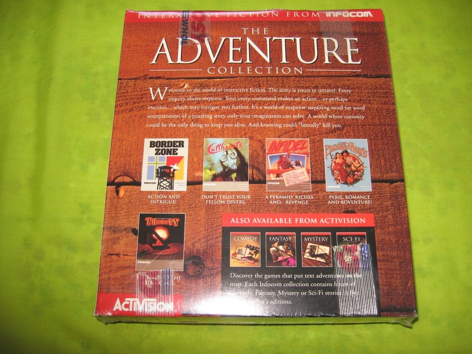 The Adventure Collection - Infocom / Activision IBM PC/Mac CD-ROM 1995 ...