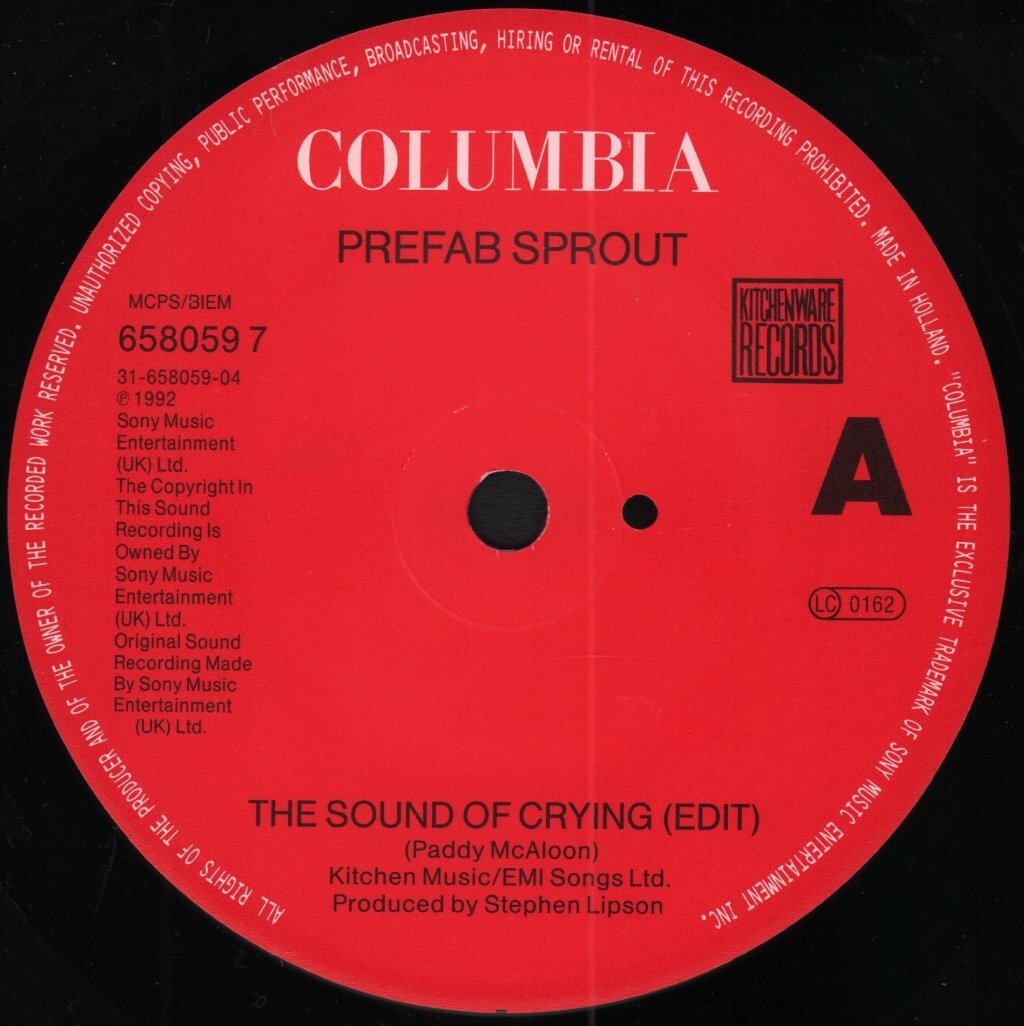 Prefab Sprout The Sound of Crying Vinyl 7 Ref7426z for sale online | eBay