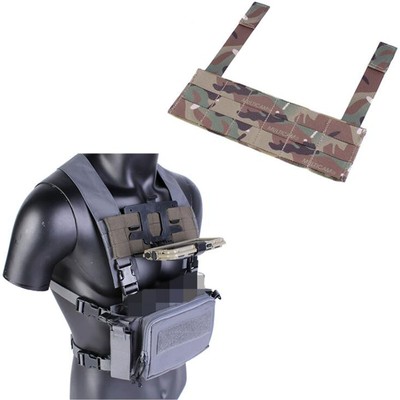 Molle Chest Phone Case Panel Platform for D3CRM MK4 Tactical Chest Rig ...