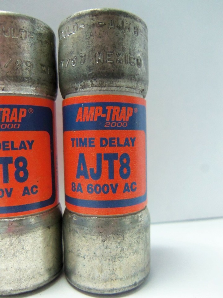 New Lot Shawmut AJT8 Amp Fuses LPJ 8SP Class J 600 Volts | eBay