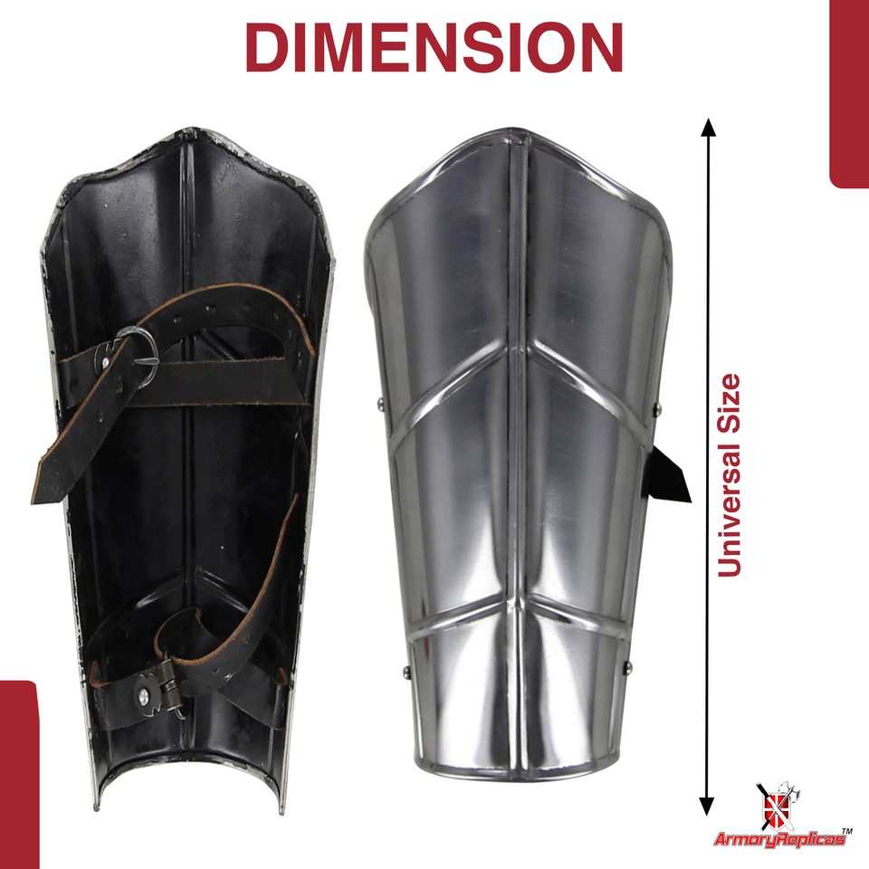 Medieval Bracers 18G Steel Vambrace Set | Siege Warfare Arm Armor for ...
