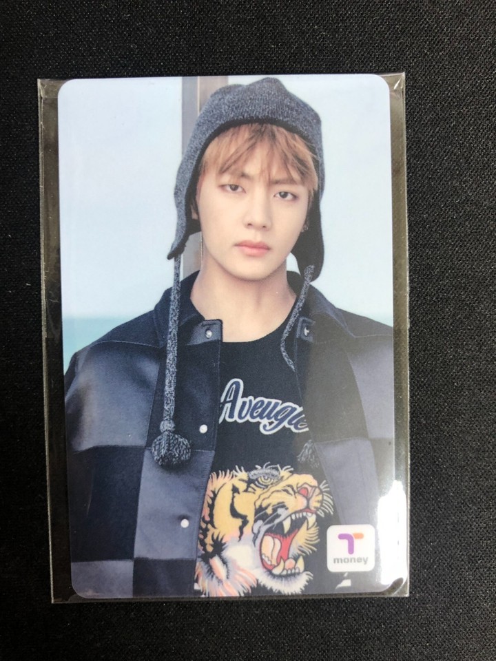 BTS X CU Tmoney T money Official Photo Card Limited KOREA ...