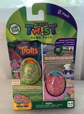 LEAP FROG-Rocket twist game pack 2 pack Trolls Cookies Sweet Treats | eBay