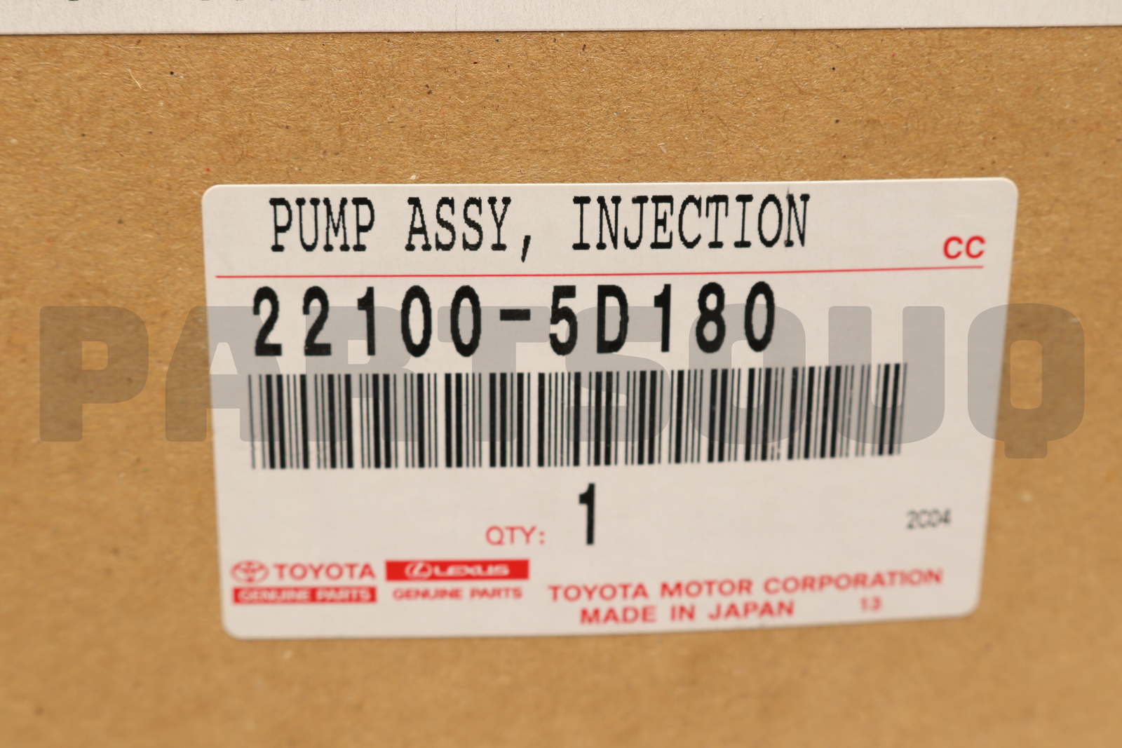 221005D180 Genuine Toyota PUMP ASSY, INJECTION OR SUPPLY 22100-5D180 | eBay