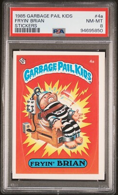 1985 Topps OS1 Garbage Pail Kids Series 1 FRYIN BRIAN 4a Matte Card PSA ...