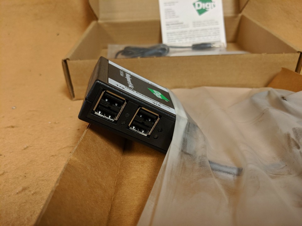 DIGI Hubport/4c USB 2.0 10-28V USB HUB | eBay