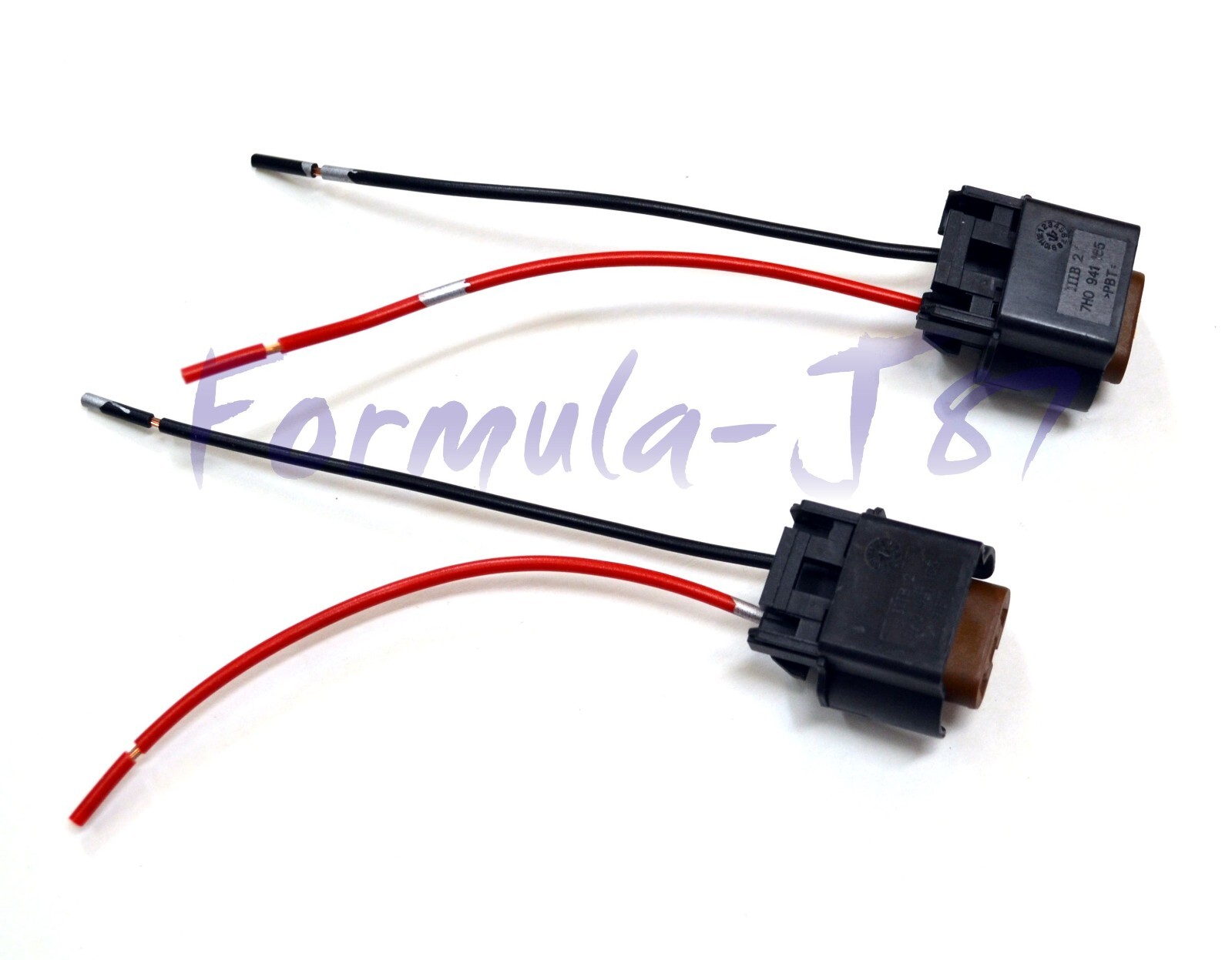 Wire Pigtail Female W 9006 HB4 Two Harness Head Light Low Beam Plug ...