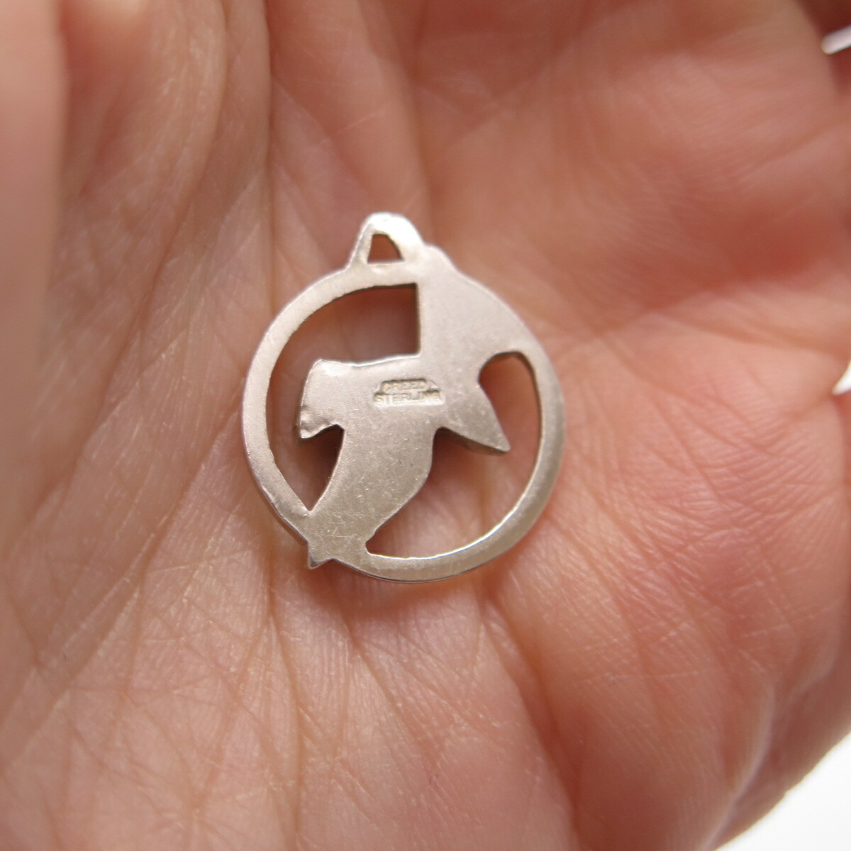 925 Sterling Silver Vintage Creed Flying Bird Charm Pendant | eBay