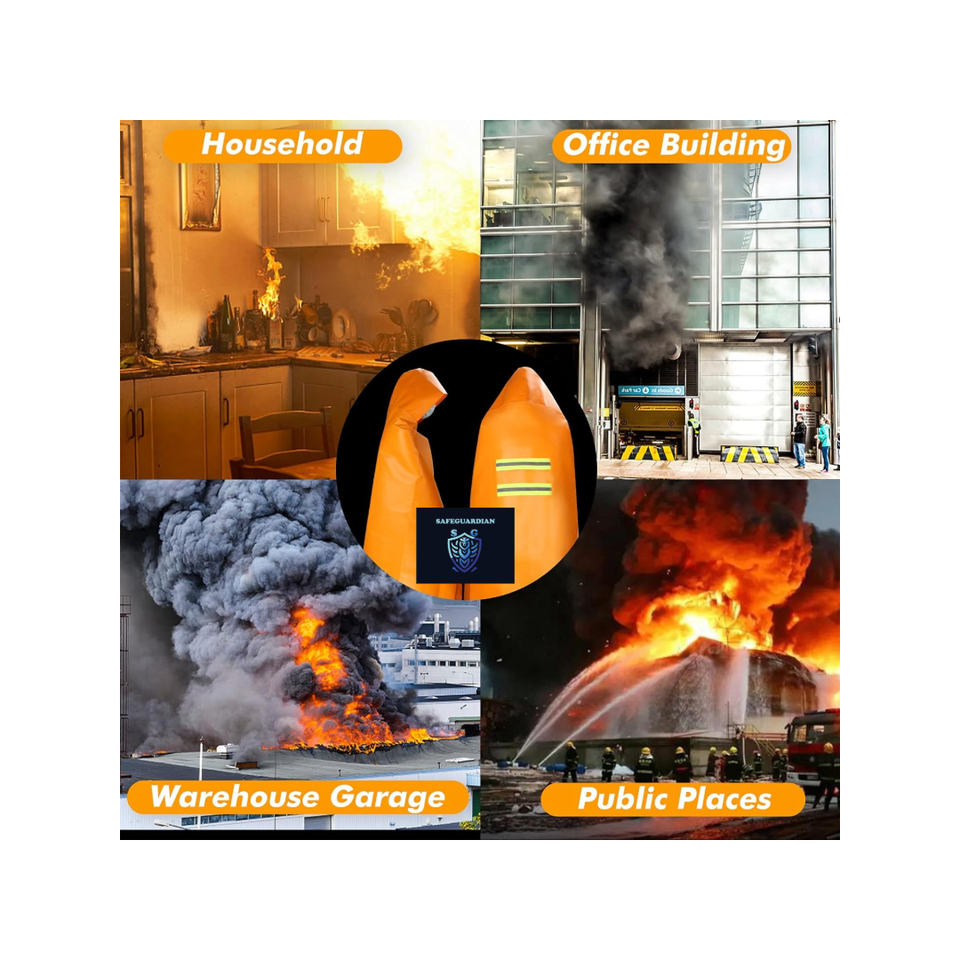 Fireproof Blanket | Fire Cloak | Fireproof Cloak/Cape | Emergency Fire ...