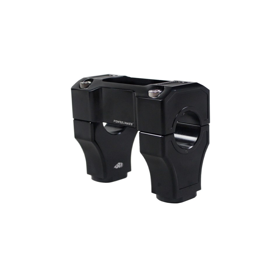 Black 1 1/4 " Handlebar Riser Clamp for Harley Softail Breakout FXBR ...