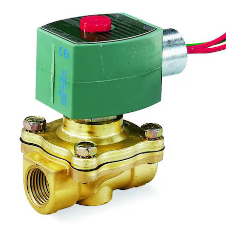 Asco Ef8210g002 Solenoid Valve, 2-Way, 2-Position, Normally Closed, 1/2 ...