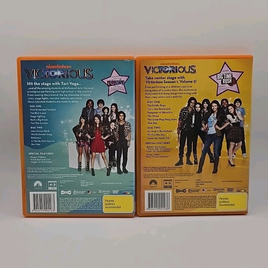 Victorious Complete Series DVD Seasons 1-3 Rare Australian Release ...