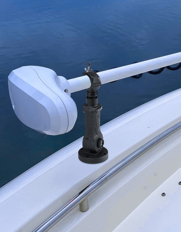 KEMIMOTO Trolling Motor Stabilizer Adjustable Motor Mount Support for ...