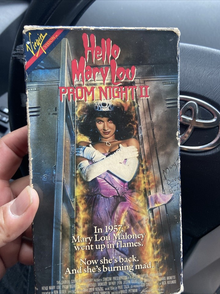 Hello Mary Lou Prom Night II Vintage VHS 1995 Cult Horror, Halloween ...