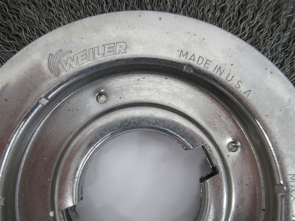 Weiler 06150 , 10" x 2" Trulock Steel Crimped Wire Wheel Brush | eBay