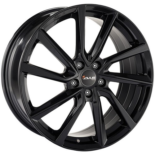 JANTES ROUES AVUS AC-518 POUR VOLVO V60 HYBRID 8X19 5X108 BLACK MYZ ...