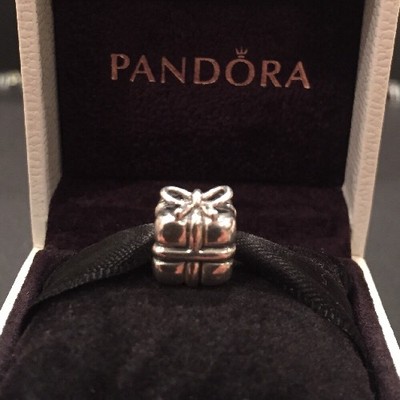 Authentic Pandora Sterling Silver Charm Pandora Present Gift Box ...