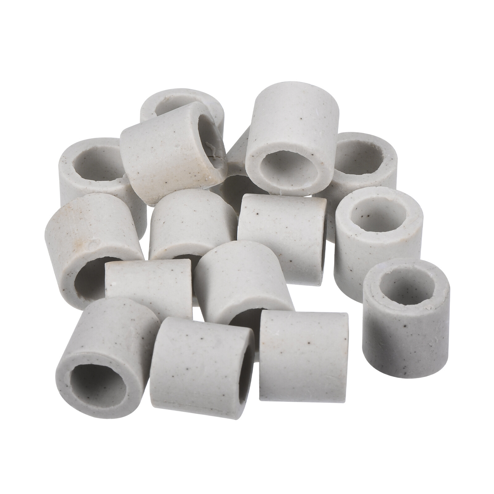 Ceramic Tube Insulated Wire Bundle Protection 0.4x0.6x0.6", Pack of 15 ...