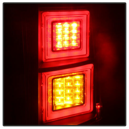 Land Rover 05-09 Discovery 3 LR3 Black LED Rear Tail Brake Lights ...