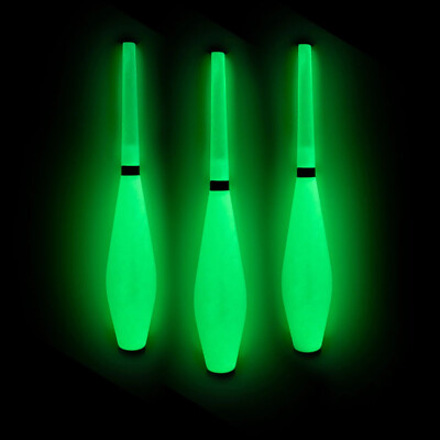 3 UV Luminous JD Trainer Juggling Clubs - Quality Beginner Glow ...