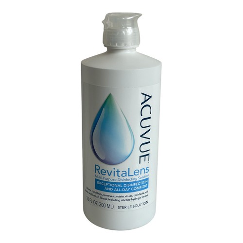 Acuve RevitaLens Multi-Purpose Disinfecting Solution 10 fl oz Exp 5/23 ...