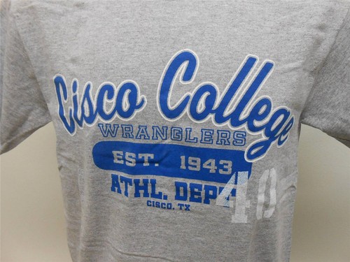 New Cisco Junior College Wranglers Adult sizes S-M-L-XL-2XL J.America ...