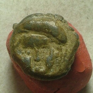 Rare Ancient Byzantine imperial Lead seal Coin token artifact intact ...