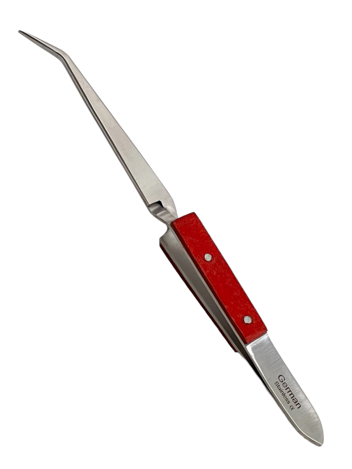 NEW 9 TWEEZERS FIBER GRIP CROSS LOCKING JEWELRY SOLDERING TWEEZER ...