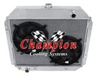 Cold Champion 3 Row Radiator, 12" Fans for 1975 - 1979 Ford F-150 ...