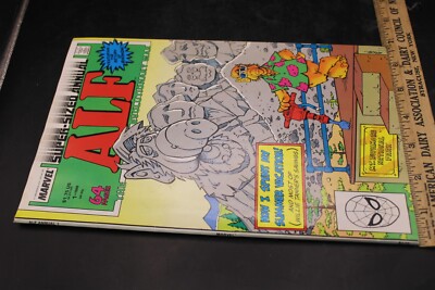ALF ANNUAL #1 MARVEL 1988 The Evolutionary War Super-Sized Annual 64pg ...