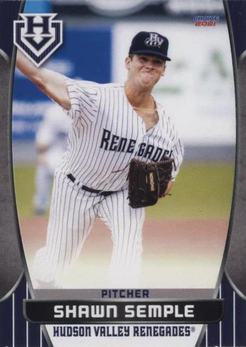 2021 Choice Hudson Valley Renegades - Shawn Semple #25 (RC) for sale ...