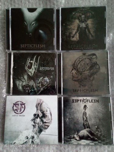 Septic Flesh 6 CD Bundle Death Metal Communion Temple Titan Omega ...