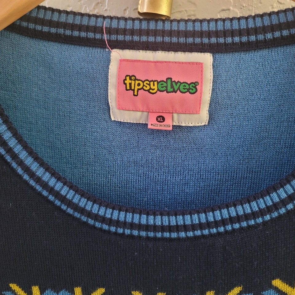 Tipsy Elves Women’s Too Lit To Quit Light Up Menorah Sweater Size XL | eBay