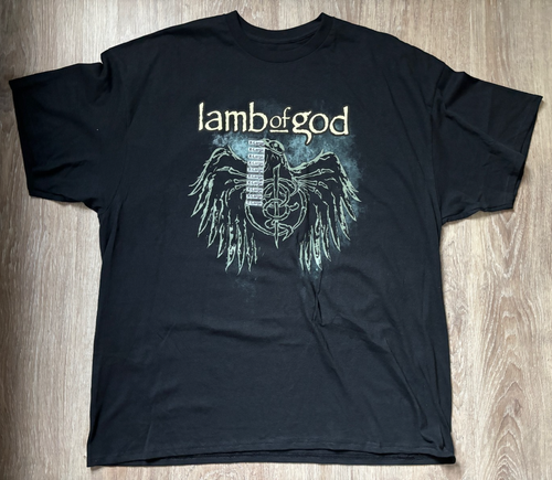 Lamb of God Black T-Shirt size XL | eBay