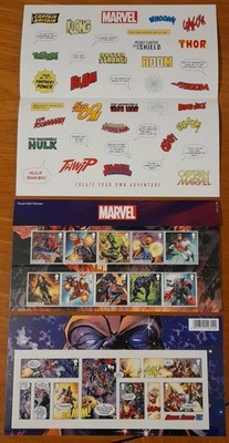 RM Mint Stamps Marvel Presentation Pack. Marvel Mini Sheet Pack ...