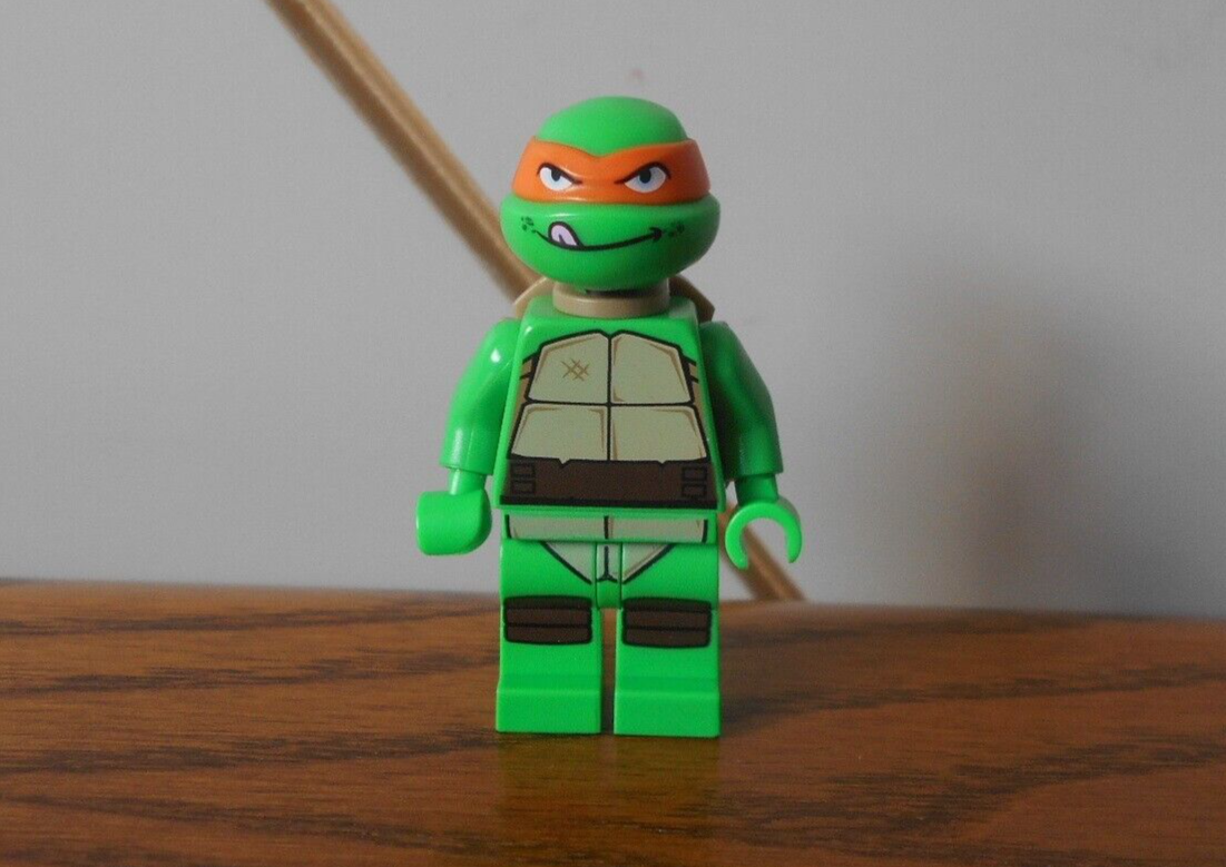 MICHELANGELO character minifigure TMNT Teenage Mutant Ninja Turtles ...