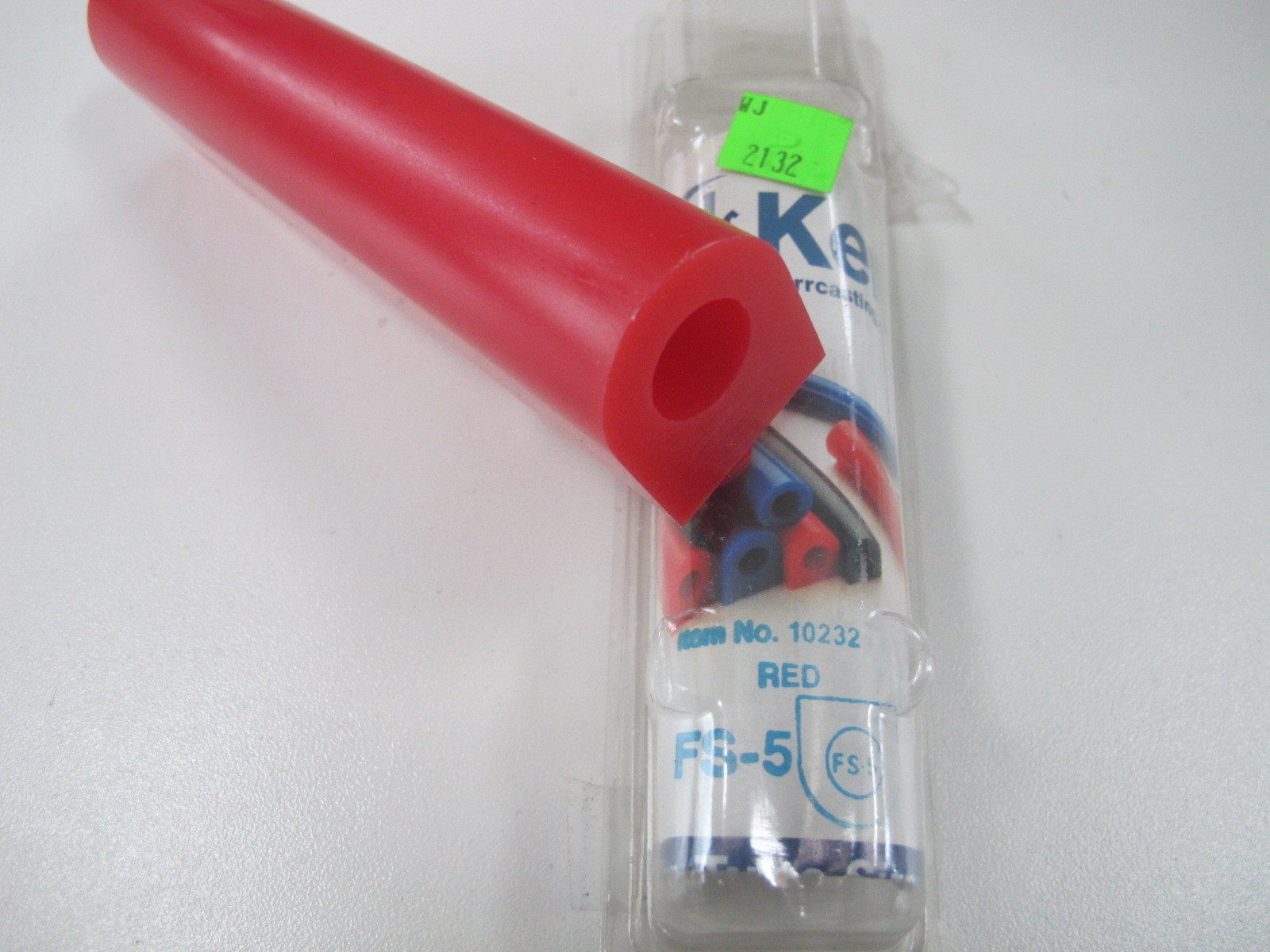 Kerr Wax Ring Tube RED Flat Side Carvable Jewelry Ring Lost Wax Casting ...