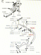 MR450234 Mitsubishi Hosetm Oil Cooler Genuine OEM Part for sale online ...