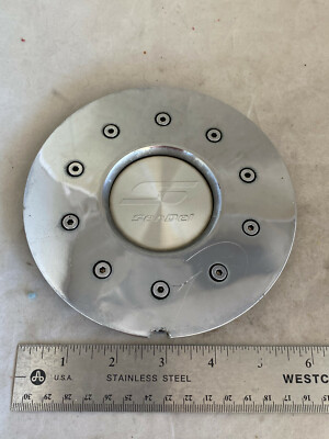 Sendel Wheels Chrome Rim Wheel Lug Cover Hub Dust Hubcap Center Cap C ...