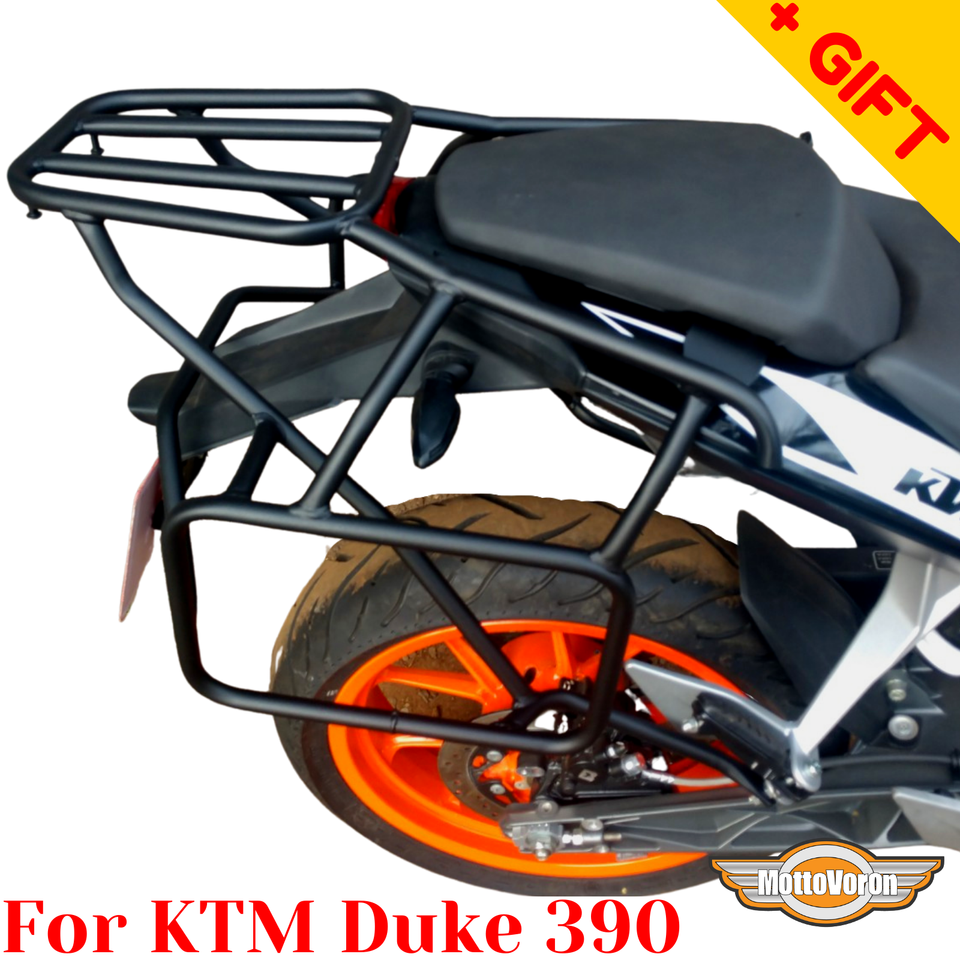 KTM Duke 390 Luggage Rack System | Motto | Steel | Black | Left ...